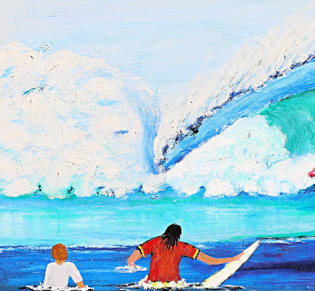 Cyclops Surfing Canvas Print